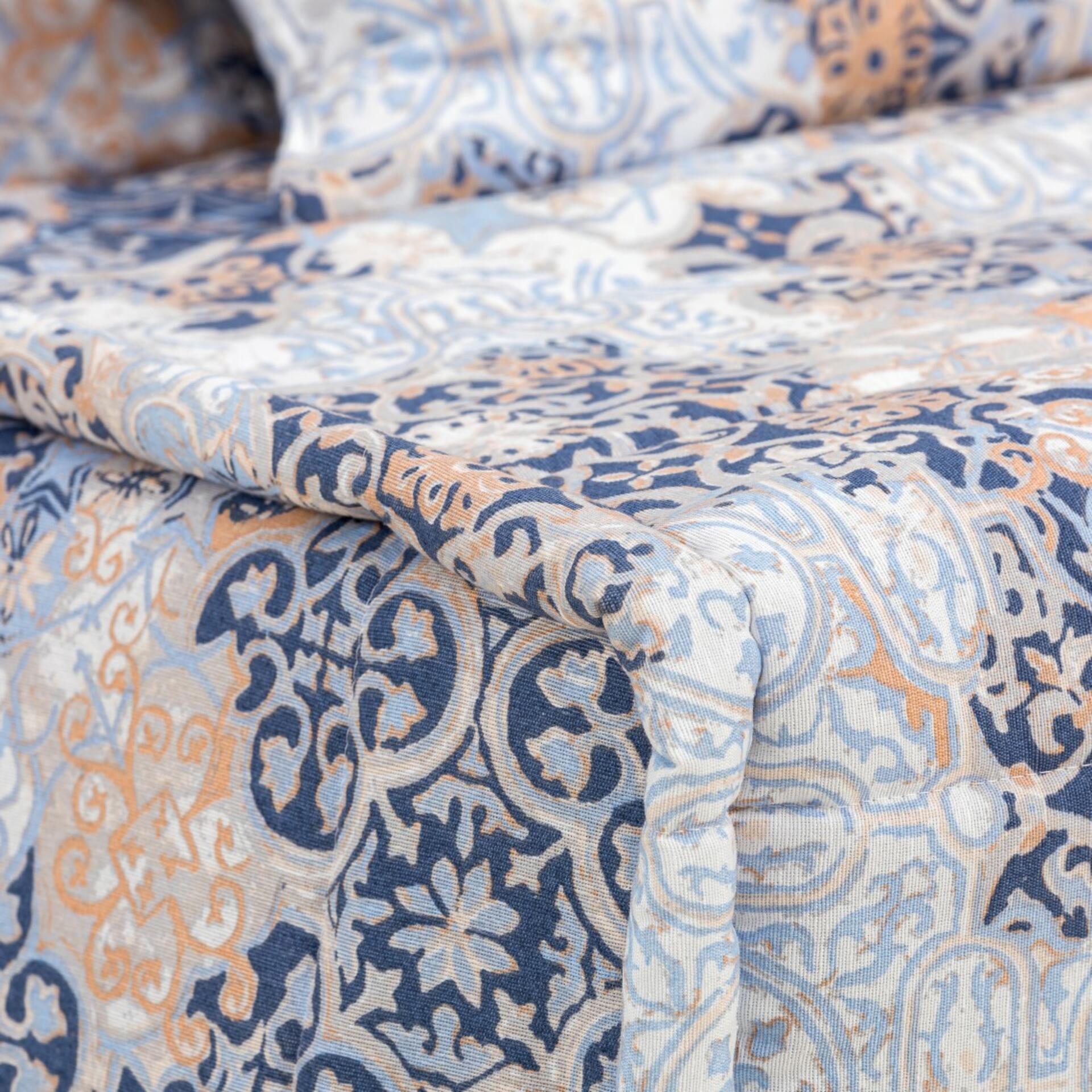 Divano letto Bomber 1 piazza 1/2 Tiles Blu 120... | Marino fa Mercato